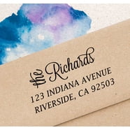 Personalized Family Return Address Stamp Self Inking Custom Name Rubber ...