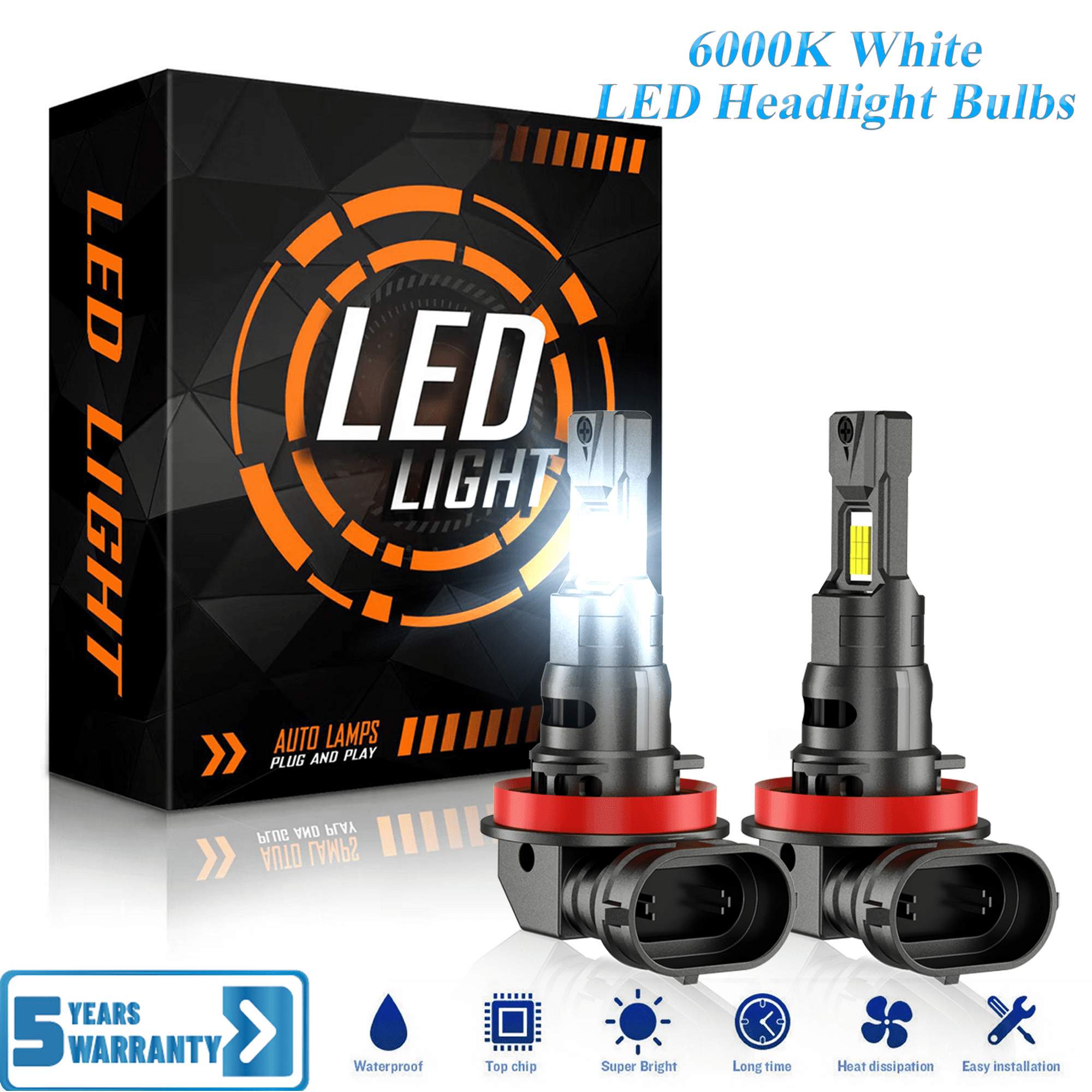 Click here for Aqj H11/H9/H8 Led Headlight Bulbs Hi/Low Beam  100... prices