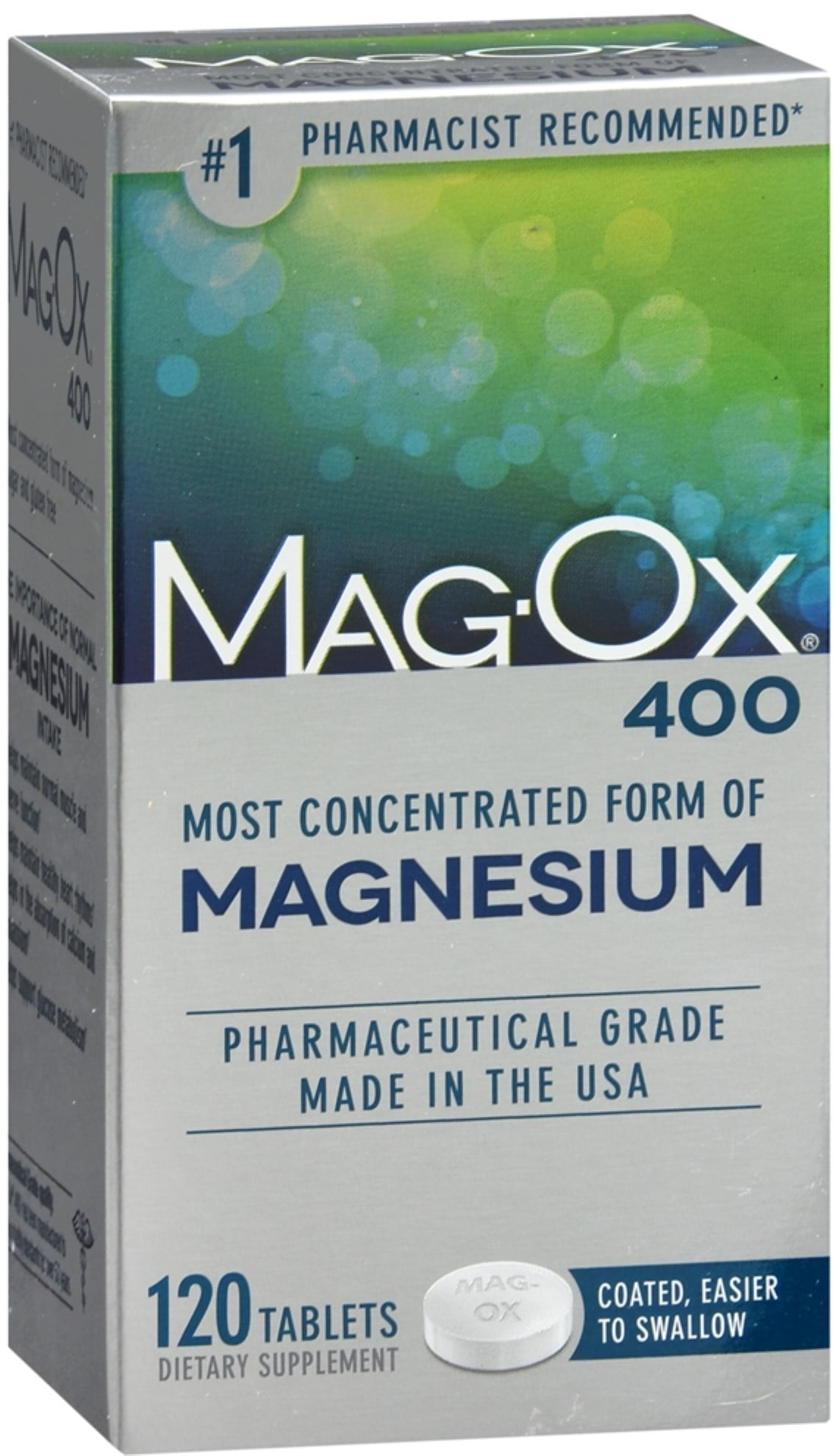6 Pack - MagOx 400 Tablets 120 Tablets - Walmart.com