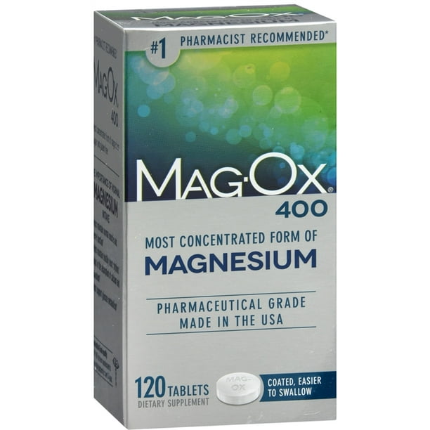 2 Pack - MagOx 400 Tablets 120 Tablets - Walmart.com