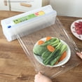 ZHaobin 15cm-30cm Wrap Dispenser Reusable Saran Wrap Cutter with Slide ...