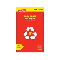 Staples Bulk Legal Size Office Supplies, 30% Recycled Copy Paper, 8.5 ...