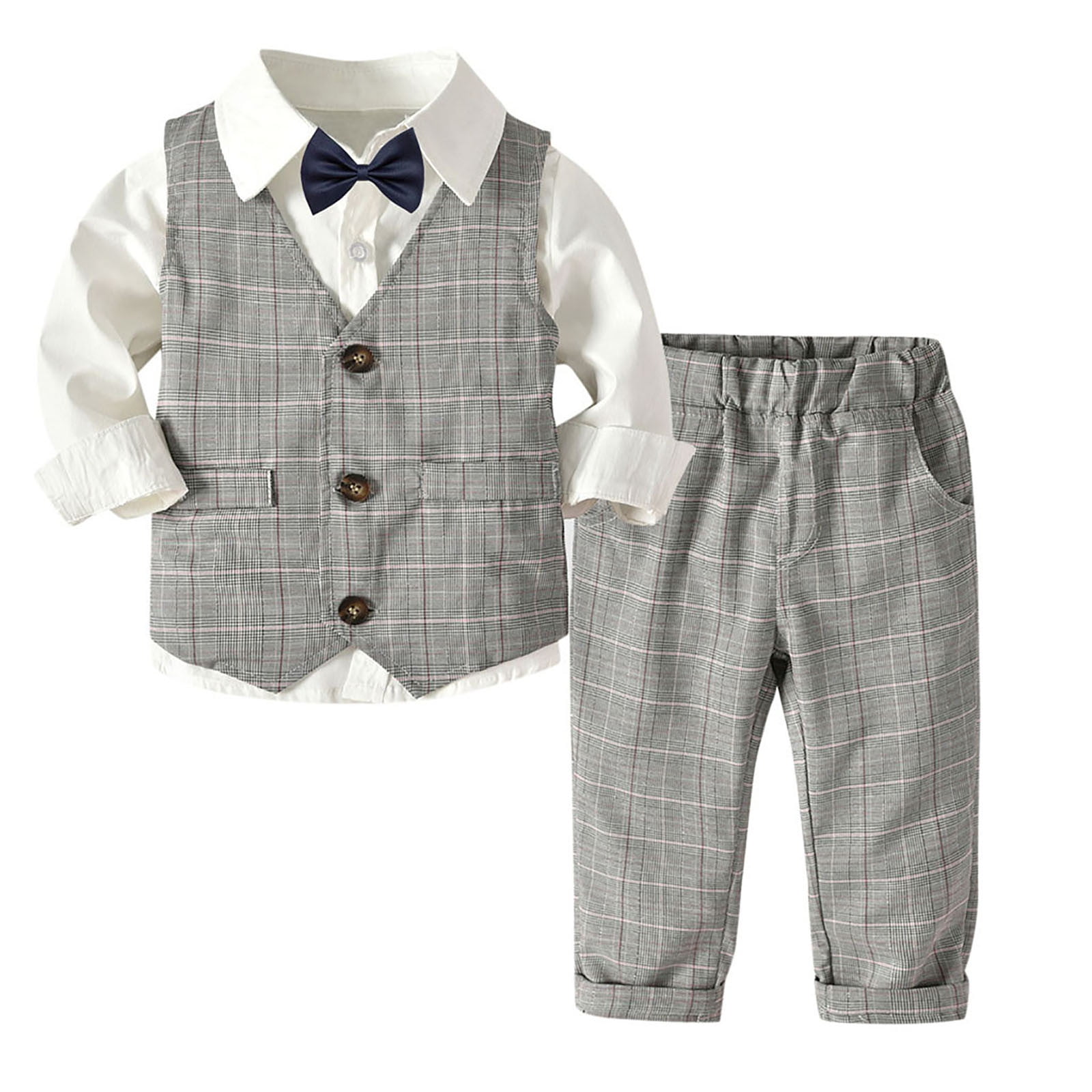 Click here for Timegard Boys Formal Suit Set With Sleeveless Coat... prices