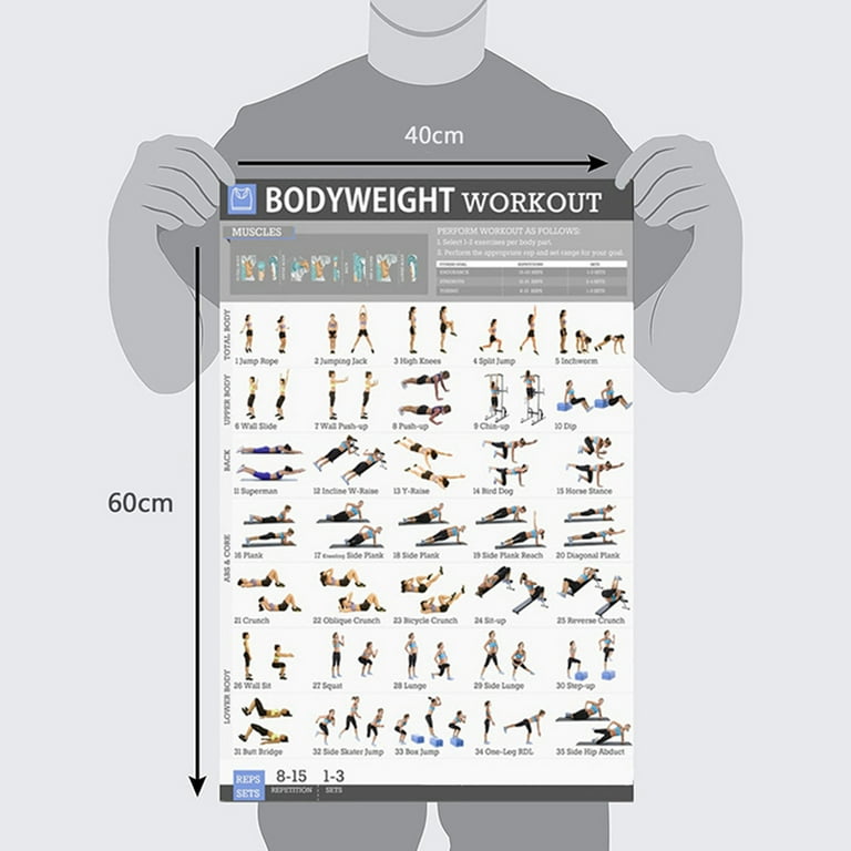 Workout Routines Chart For Men
