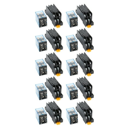 Power Relay, 8 Pin DC Coil Relay, For DIN Rail System Truck - Walmart.ca