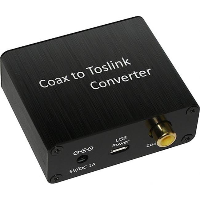 Coaxial To Toslink Digital Audio Converter - Walmart.com
