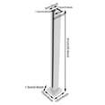 Glass Railing Post 304 Stainless Steel 91cm Mid Post Balustrade for ...