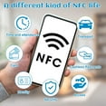 NFC Tag 50Pcs NFC Stickers NTAG215 Tag Rewritable Round Coin NFC Cards ...