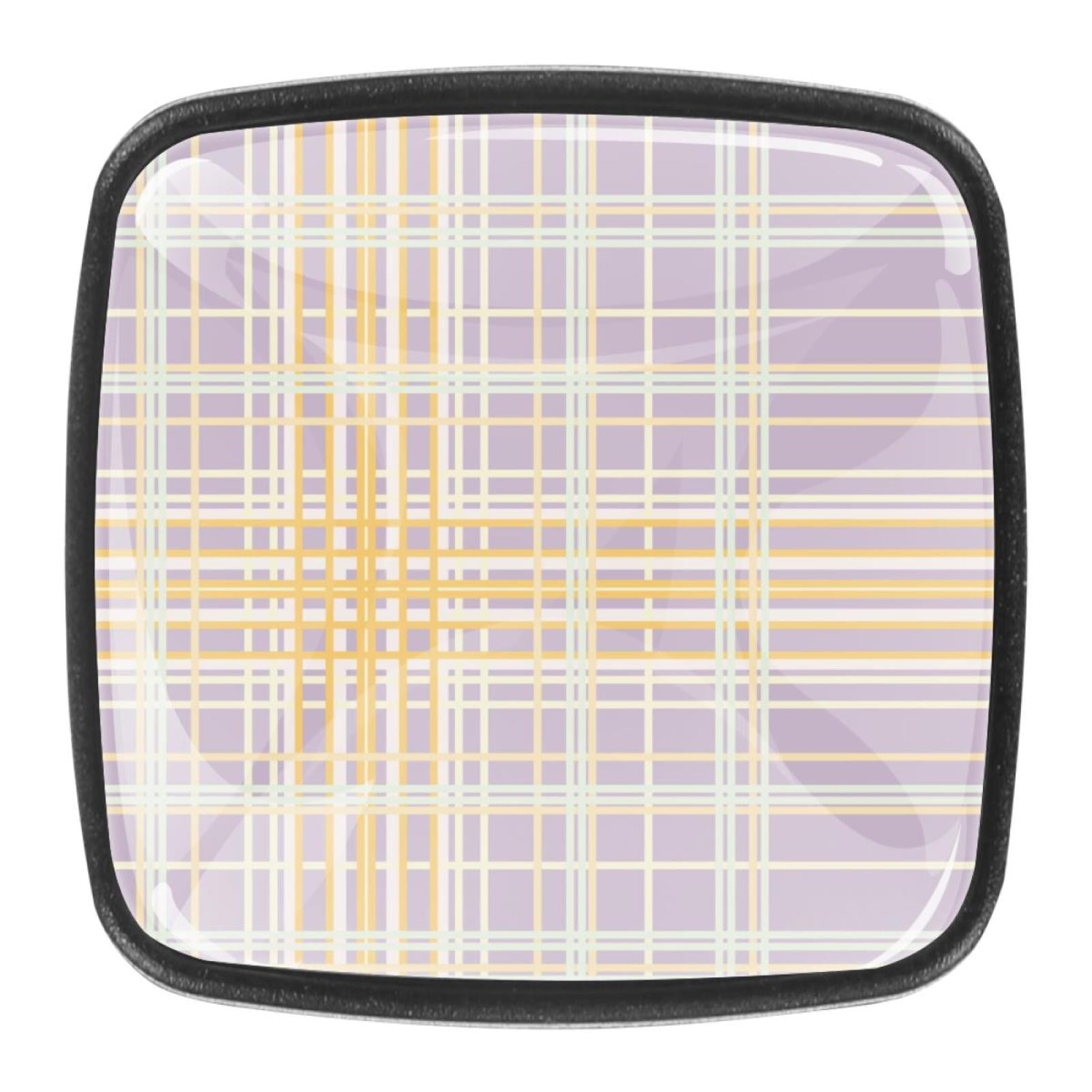 4 Pcs Square Cabinet Handle Cupboard Knob Drawer Pulls Handle Lattice ...