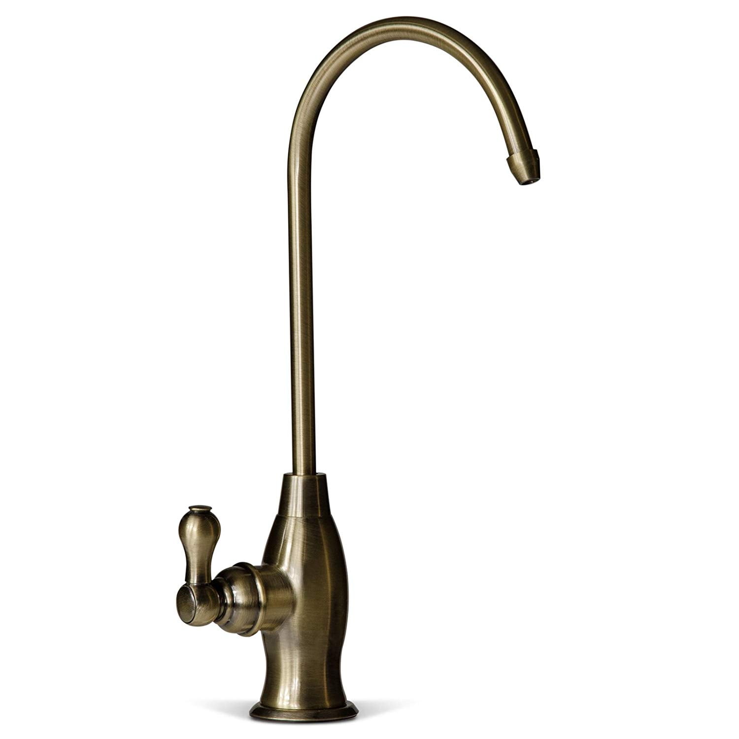 iSpring GK1-AB Designer Coke Shaped Style High Spout Kitchen Bar Sink ...
