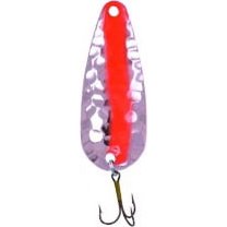 Rainbow Plastics Lil' Lightning Spoon Lure, Chartreuse/Fluorescent Red ...