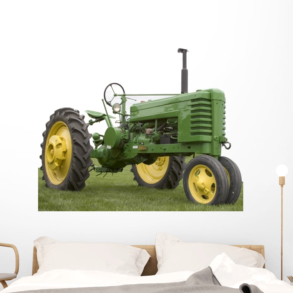 Farm Tractor Wall Mural by Wallmonkeys Peel and Stick Graphic (48 in W ...