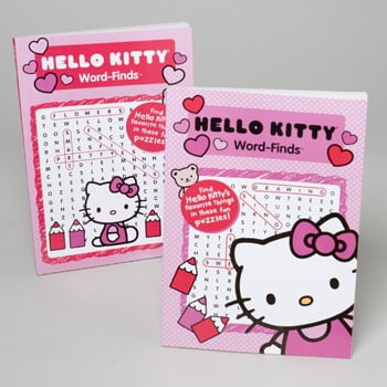 WORD FIND HELLO KITTY 96PG 2ASST IN PDQ, Case Pack of 24 - Walmart.com ...