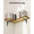 Decorative Wooden Set of 4 Wall Mounted Corner Shelves for Storage ...