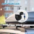Aluminum Car Roof Rack Cross Bars w/ 176lbs Max Load Cargo Carrier ...