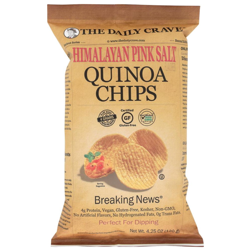 The Daily Crave Himalayan Pink Salt Lentil Chips, 4.25 oz (Pack of 8 ...
