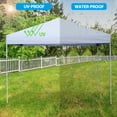 HomGarden 10x10 Ft Pop-Up Canopy Tent, Portable Outdoor Shade with ...