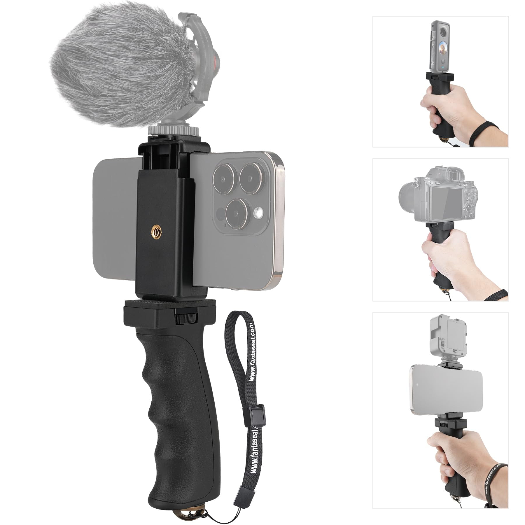 Universal Ergonomic Anti-Fall Mobile Phone Smartphone Handle Stabilizer ...