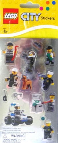 Lego CITY Stickers: 2 Packages of 24 Stickers Each (48 total) - Walmart.com