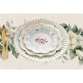 4pcs, Eucalyptus Leaves Flowers Spring Summer Seasons Linen Placemats ...