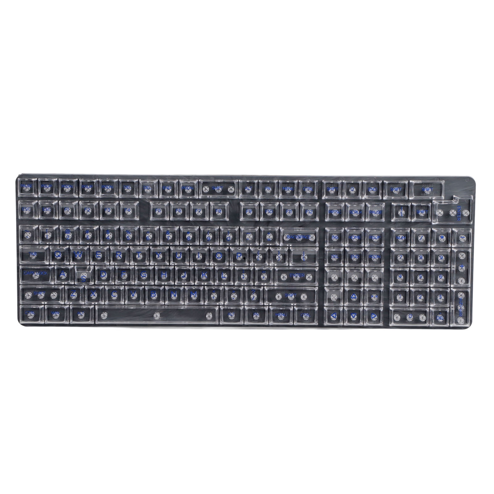 132 teclas Teclado mecánico Teclas CBSA Altura Transparente Ergonómico ...