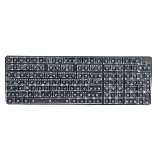 132 teclas Teclado mecánico Teclas CBSA Altura Transparente Ergonómico ...