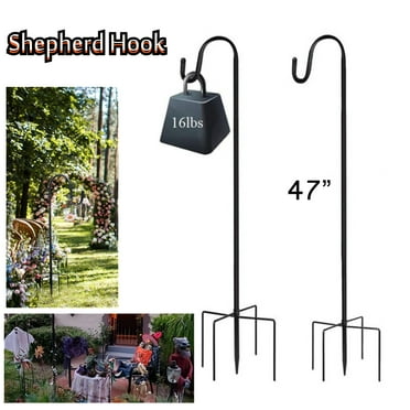 1/2/4Pack Shepherd Shepards Hooks, Aousthop Adjustable 48'' 2/5'' Solid ...