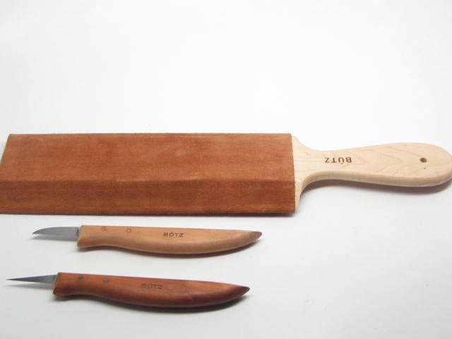 Rick Butz Woodcarving Knives & Strop Whittling Detail Caricature Chip ...