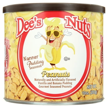 Dee's Nuts Peanuts, Hot Cheddar Flavor, 10 oz Canister - Walmart.com