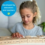 Math Domino Game for 1st & 2nd Grade | Wooden Algebra Dominoes Plus ...