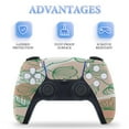 Green Leaves, Lines PS5/PS5 Slim Digital Disc Skin Sticker For Console ...