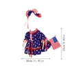 Amketima Patriotic Goose Outfit for 23 Inch Statue Red White Blue Star ...