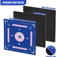 31.5 Inch Mahjong Mat for Table, 3MM Non-Slip & Noise Reduction Gaming ...
