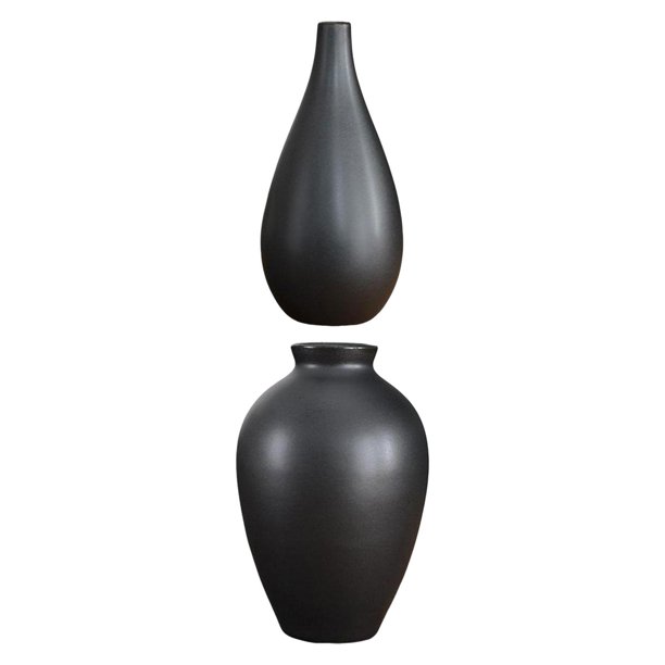 2 pieces Ceramic Flower Vase Indoor Photo Props Home Living Room ...