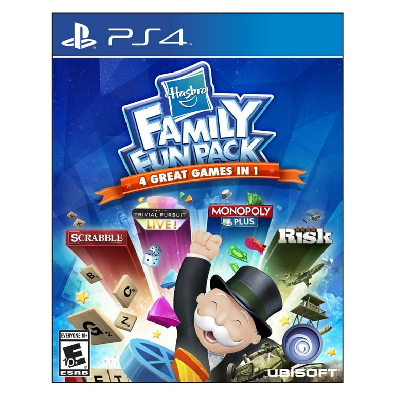 Restored Ubisoft Hasbro Family Fun Pack PS4 Video Game Refurbished Walmart