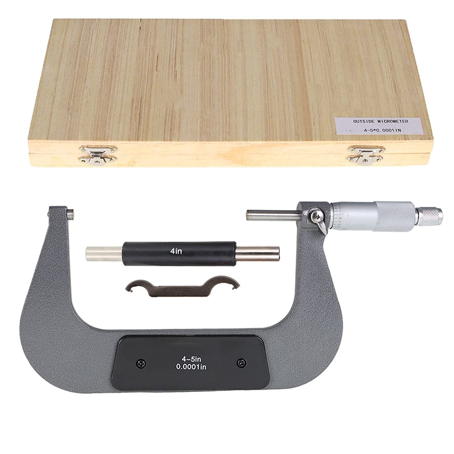 waltyotur Outside Micrometer Set, 4-5 Inch Micrometer Measuring Tool 0. ...