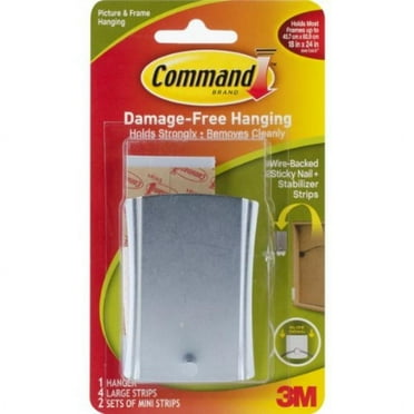 Command Picture Hanging Strips, White, Medium, 3 Sets of Strips/Pack ...