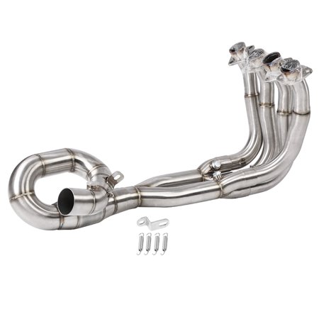 Motorcycle Full Exhaust System Vent Front Pipe Link Connect for Yamaha ...