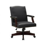 Lorell Traditional Executive Bonded Leather Chair - Walmart.com