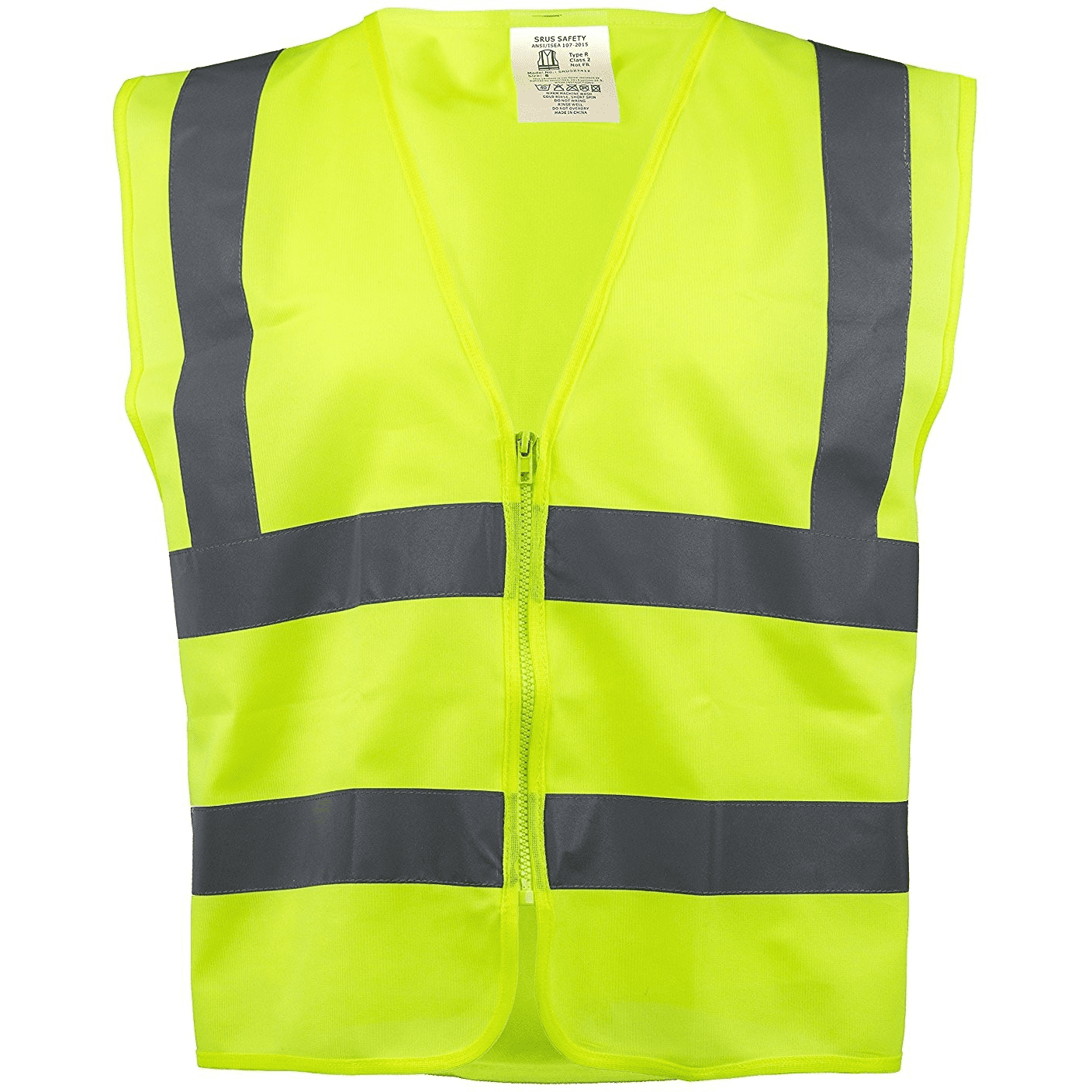 RK Safety Z7412 High Visibility Safety Vest, ANSI/ ISEA Standard - Neon ...
