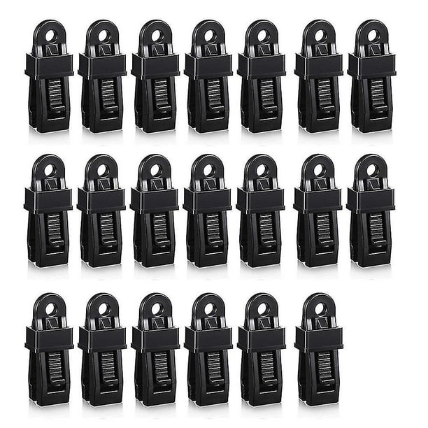 20pcs Clamp Tarp Clips Awning Clamp Set Tent Tighten Lock Grip For ...