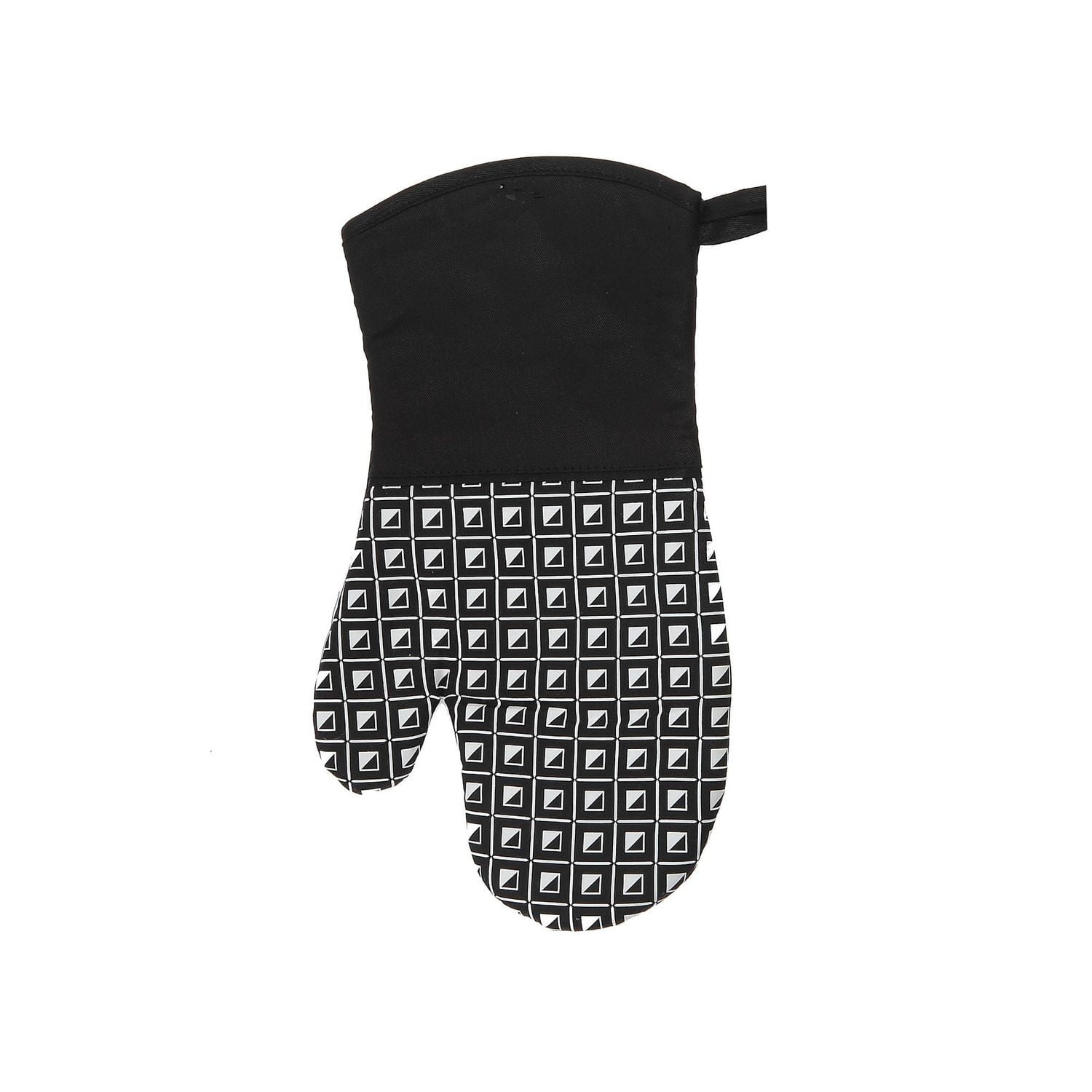 Click here for Ih Casadécor Silicon Print Oven Mitt (Geo) (Black)... prices
