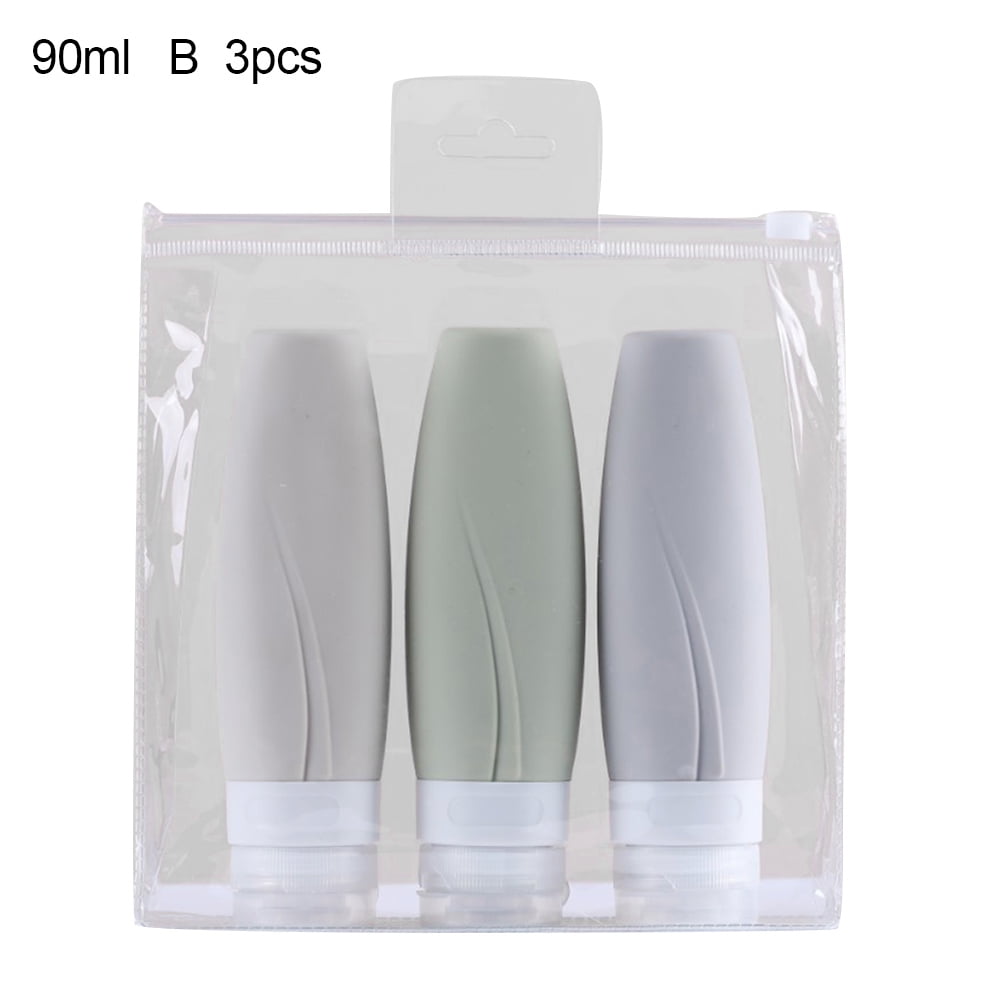3/4Pcs 60/90ml Travel Bottles for Toiletries, Silicone Travel Size ...