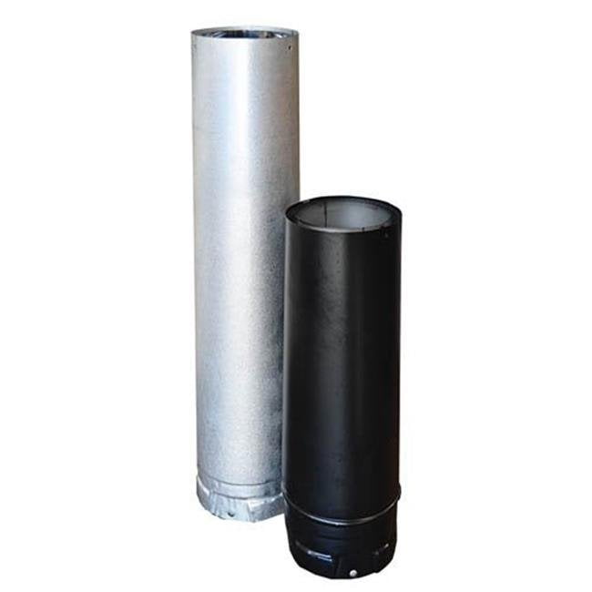 Dura-Vent 3PVP-18AB Adjustable Length Pipe - Black - Walmart.com