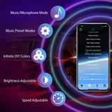 Car Neon Light Kit, iMountek 8 Pods RGB LED Rock Lights with Double ...