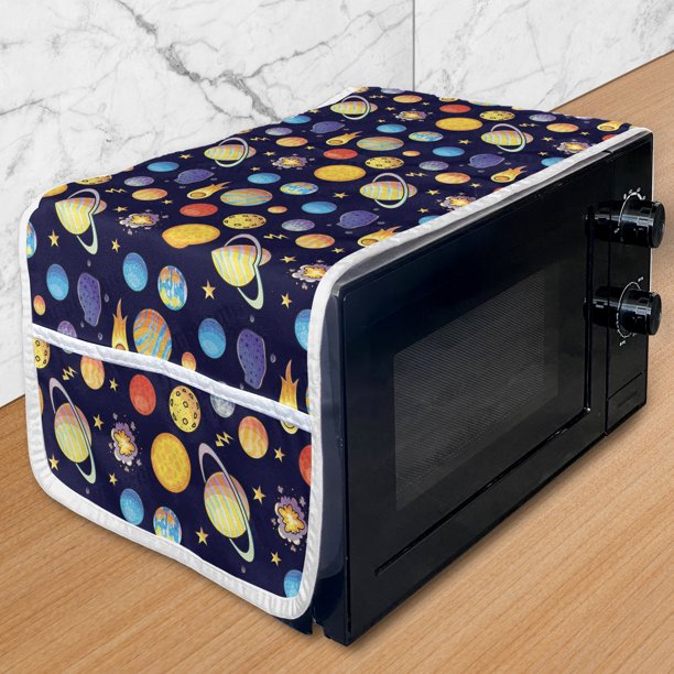 Cosmos Microwave Oven Cover, Outer Space Planets Constellation Stars ...