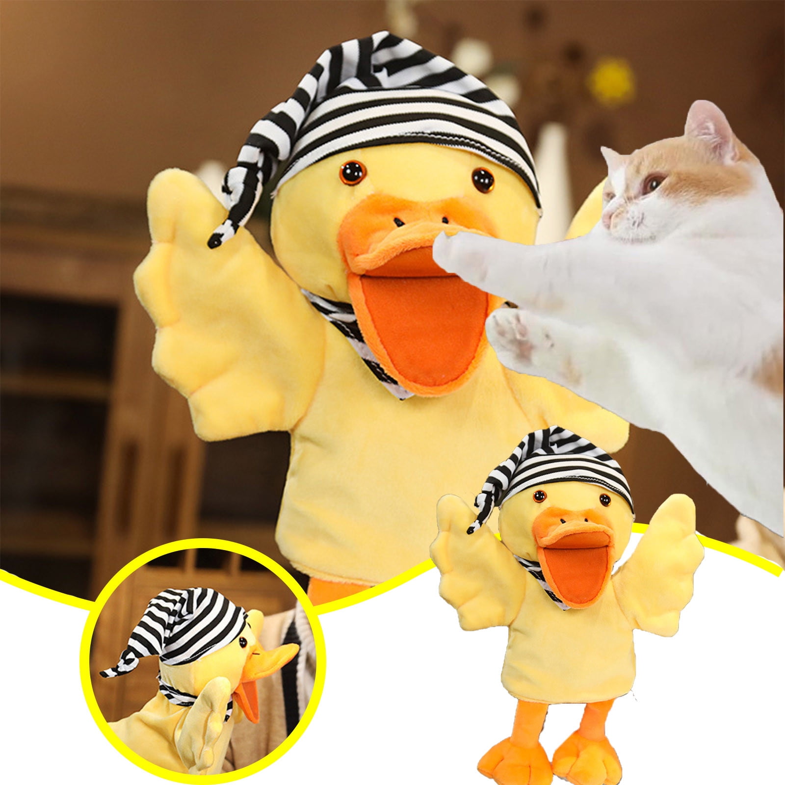 Cat Wrestler Puppet Cat Wrestling Toy Puppet Cat Wrestler Puppet ...