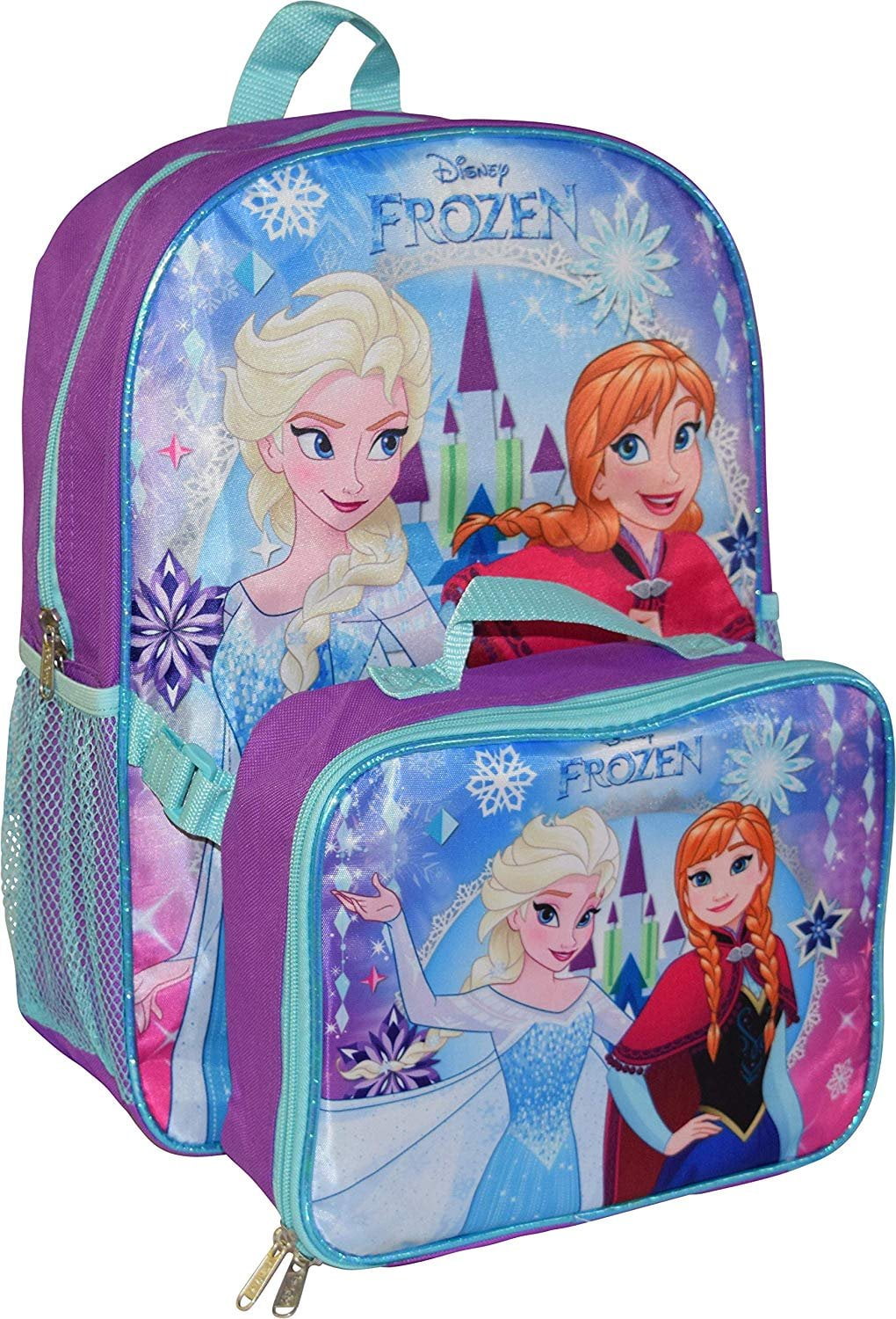 Disney - Group Ruz Frozen Anna, Elsa 16" Backpack with Detachable ...