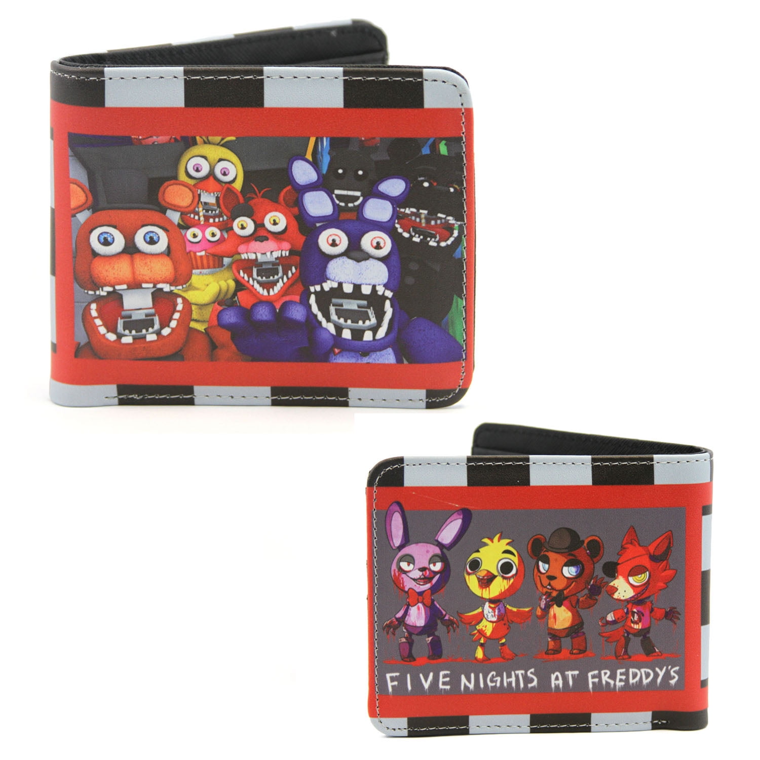 Chibi Animatronics - Five Nights at Freddy's 4x5" Bi-Fold Wallet ...
