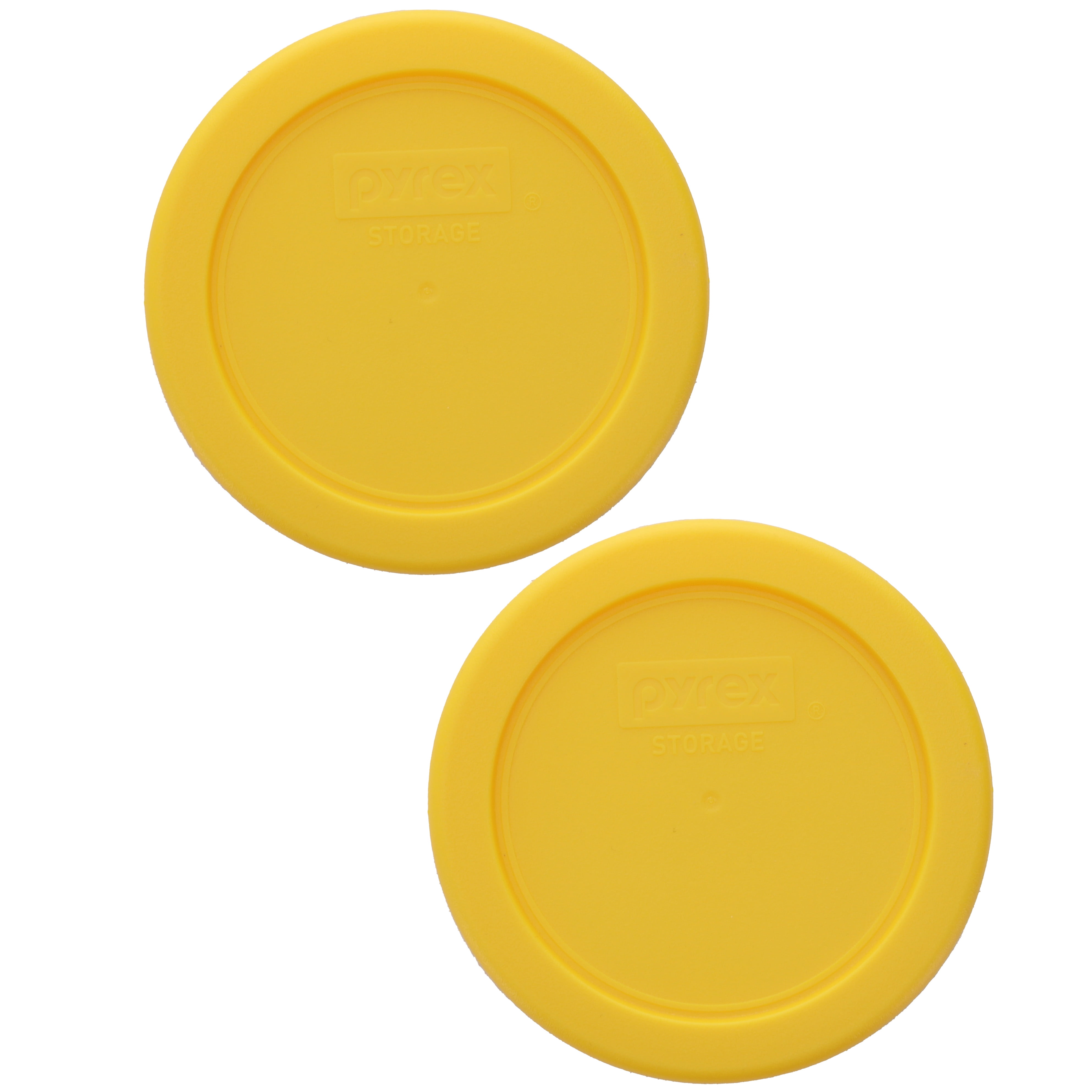 Pyrex 7202-PC 1 Cup Meyer Lemon Yellow Replacement Storage Lid (2-Pack ...